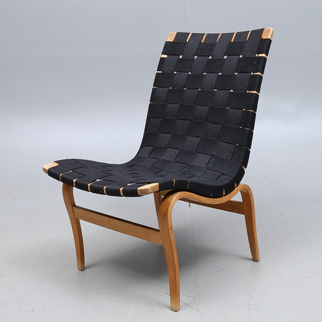 BRUNO MATHSSO. Stol, "Eva", etikettmärkt Bruno Mathsson, Firma Karl ...