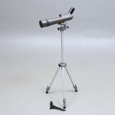 BINOCULARS and STAND, Kowa, TS-601, stand Velbon, 1900s/2000s. Photo ...