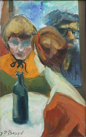 JAN PIETER BOSCH. OLJA på duk, signerad, 1900-tal. Konst - Måleri ...