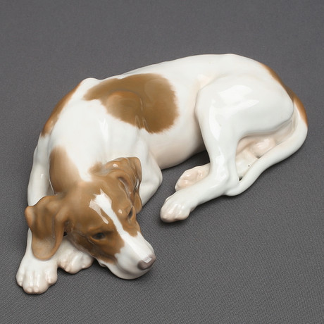 FIGURIN, porslin, hund, Bing & Gröndahl, Danmark. Keramik & Porslin ...