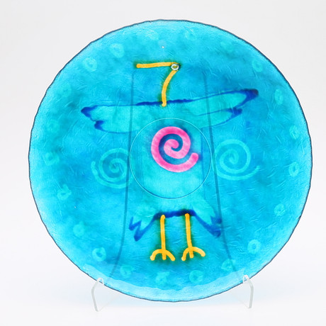 JAN WIBERG. FAT, GLAS, STENINGE SLOTT, 2000. Glas - Övrigt - Auctionet