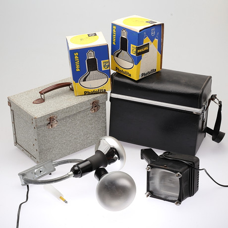 PHOTO LAMPS, Reflecta, Heinrichs, second half of the 20th century ...