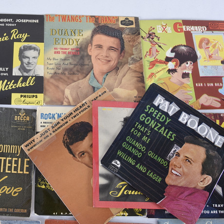 EP-SKIVOR, 15-stycken, 1950-tal. Övrigt - Övrigt - Auctionet