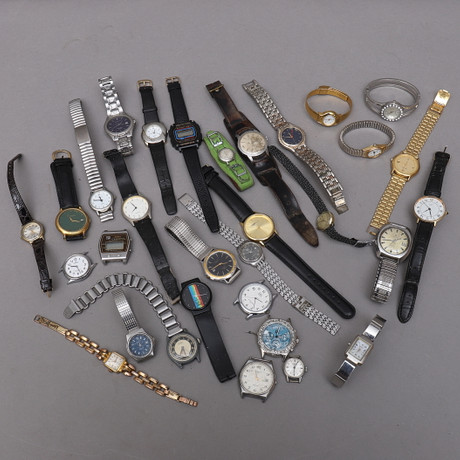 A Collection ARMBANDSUR, 31 pcs, i.a. Certina, Ronex, Facit, automatic ...
