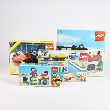 LEGO, 4 packs, 1970s. Toys - Auctionet