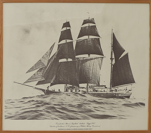 PLANSCH, depicting the skope "Charlotta" modern. Art - Other - Auctionet