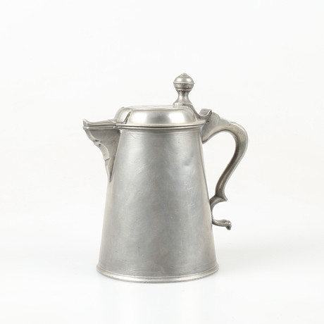 TENNKANNA, 1864. Silver & Metall - Tenn, Mässing & Koppar - Auctionet