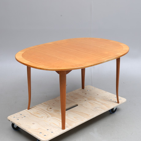 CARL MALMSTEN. Coffee table, "Oval", tile, second half of the 20th ...
