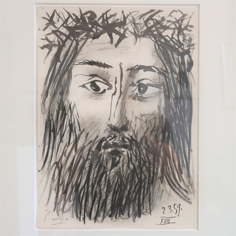 PABLO PICASSO. LITHOGRAPHY JESUS CHRIST. Art - Engravings & Prints ...