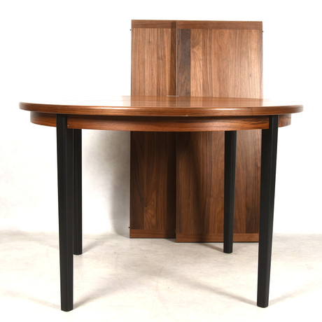 DINING TABLE WITH PAINTED LEGS, walnut, 1960s/70s. Furniture - Tables ...