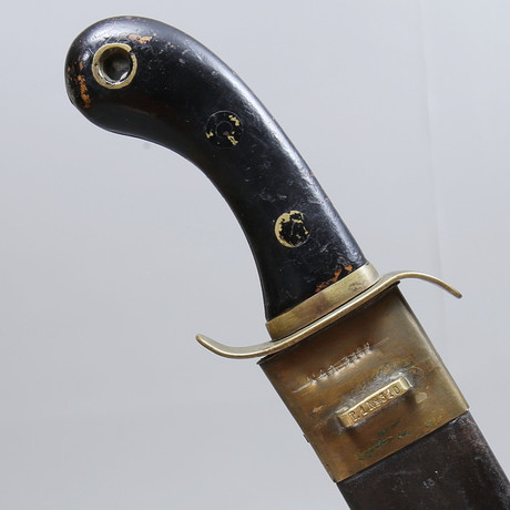 FASKIN KNIFE, m/1848, with sheath. Weapons & Militaria - Edged weapons ...