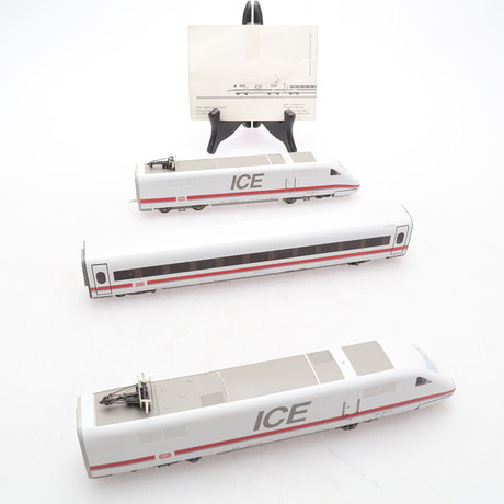 MODEL TRAIN, 3 parts, Märklin, 2976/2986, "Ice", fast train, HO. Toys ...