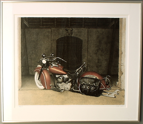 JOHN ERIK FRANZÉN. Color lithograph, signed and numbered 18/250. Art ...