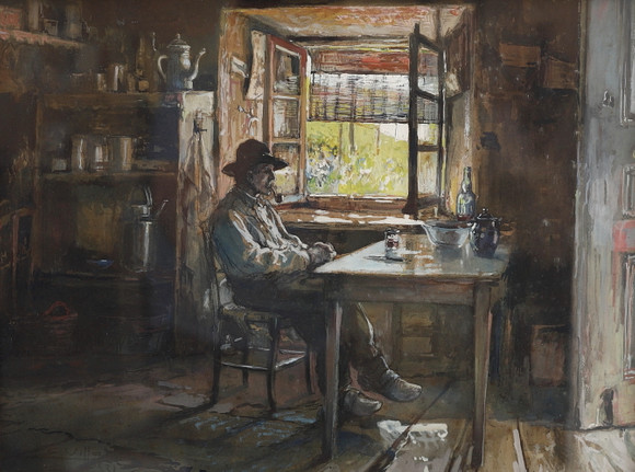 EUGÈNE VILLON (1879-1951). Indoor scene. Art - Paintings - Auctionet