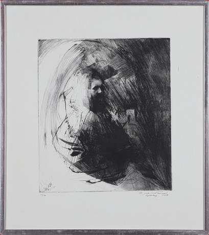 JOHN-ERIK FRANZÉN. etching, signed, numbered 60/70 and dated Fylleskog ...
