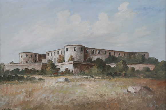 LAGE CARLSSON. OIL on canvas, Borgholm motif, signed, 1900s. Art ...