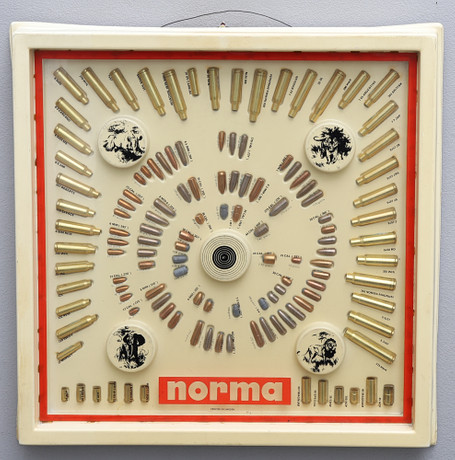 AMMUNITION DISPLAY, plastic frame. Weapons & Militaria - Guns & Rifles ...