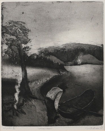 LISA ANDRÉN. Gammelstårsan", etching no. 1/30, signed. Art - Engravings ...