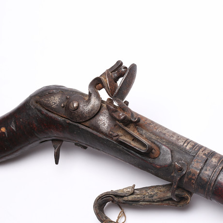 JEZAIL, fusil de chispa, marcado como VEIC (United East India Company ...