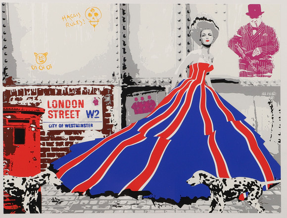 RICHARD RYAN. English motif, color lithograph, signed. Art - Engravings ...