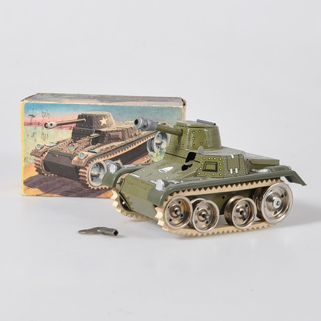 GAMA, tank with original box. Toys - Auctionet