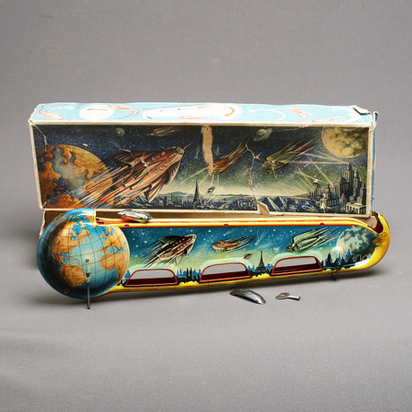 MONDBAHN 262 (TERRA LUNA, METEOR EXPRESS) BY TECHNOFIX 1951 WITH BOX. Toys - Auctionet