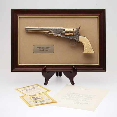 GENERAL CUSTER'S REVOLVER, replica, Franklin Mint. Weapons & Militaria ...