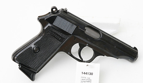 PISTOLA, Alemana, Semiautomática, fabricada por Walther Zella-Mehlis ...