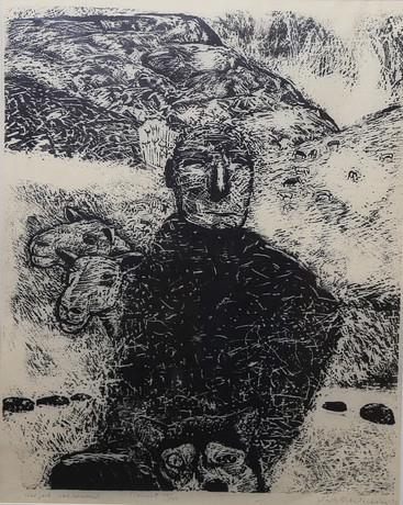 STÅLE BLAESTERDALEN. GRAPHIC SHEET, signed, 1900s. Art - Engravings ...