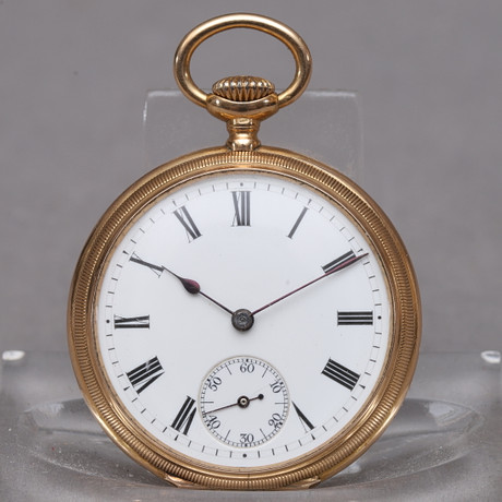 WOMEN'S POCKET WATCH, 18K gold, Edward Koehn, HR Oak branch. Clocks ...