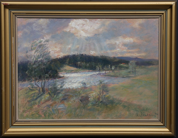 DAVID WALLIN. Oil on Board. Signed and dated 40. Art - Paintings ...