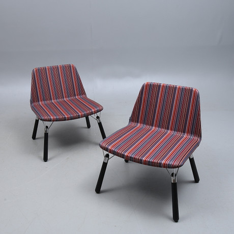 ALEXANDER LERVIK. Fåtöljer, ett par, "Nest", Johanson Design. Möbler ...