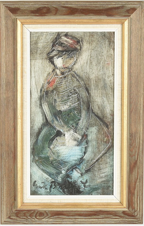 ERIK BRANDT. Oil on Board. Art - Paintings - Auctionet