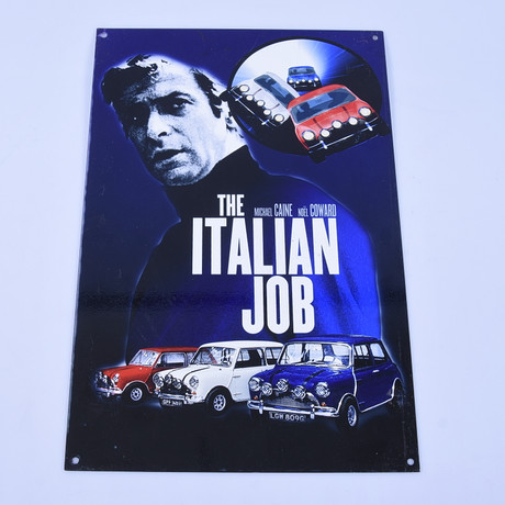 TIN SIGN, The Italian Job. Miscellaneous - Miscellaneous - Auctionet