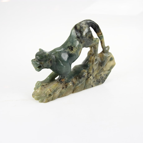 FIGURINE, jade, tiger, China, 20th century. Asiatica - Auctionet