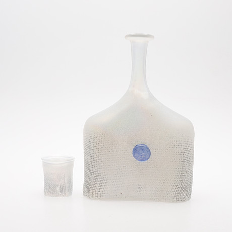 BERTIL VALLIEN. BOTTLE AND MUG, "NETWORK", KOSTA BODA. Glass - Other ...