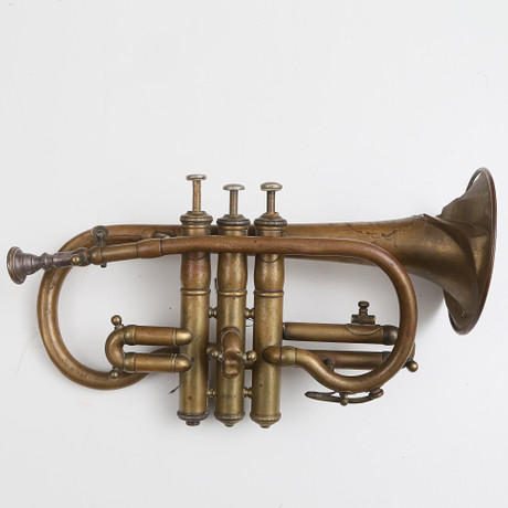 BRASS INSTRUMENT, brass, probably 19th century. Collectables - Musical ...