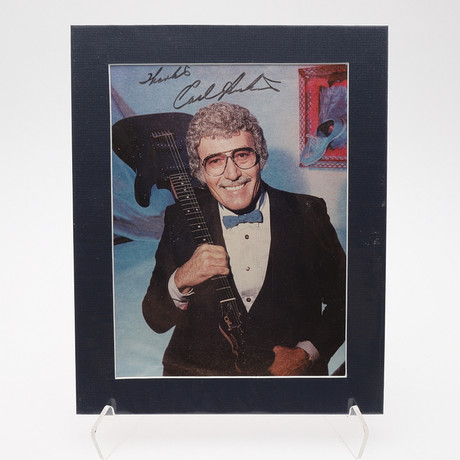 AUTOGRAPH. Rock legend Carl Perkins 1932-1998. Books, Maps ...