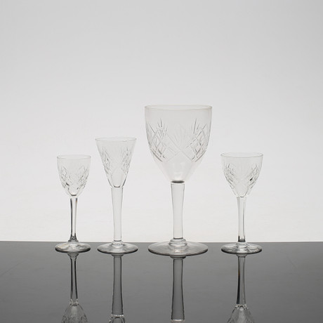 GLASSWARE, 26 pieces, 1900s, Reijmyre. Glass - Tableware - Auctionet