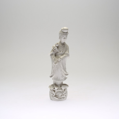 FIGURE, porcelain, Blanche de Chine, China, 20th century. Ceramics ...