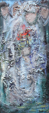 ÅKE WICKSTRÖM. The bride and groom, oil on Board, signed Å Wickström ...