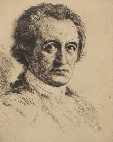 KARL BAUER. Portrait, etching, signed. Art - Engravings & Prints ...