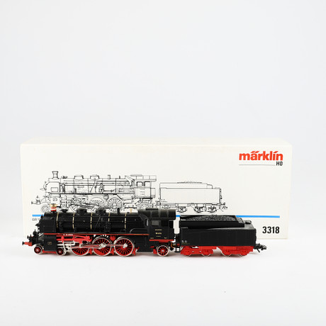STEAM LOCOMOTIVE WITH TENDER, Märklin, model 3318. Toys - Auctionet