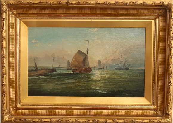 JOHN WALLACE. Oil on canvas, 19th century, signed. Art - Paintings ...
