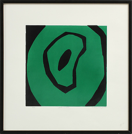 PEDER JOSEFSSON, litografia, kyltti ja numero 27/60. Taide - Grafiikka ...