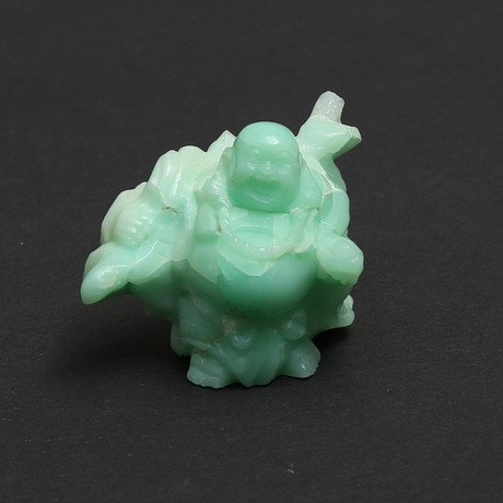 BUDDHA, green chrysoprase, total weight 46g. Jewellery & Gemstones ...