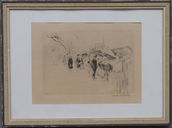 HENRI LERICHE. etching, in the square, signed. Art - Engravings ...