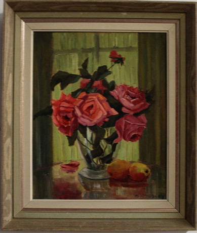 HJALMAR LINDBLOM. OIL ON Board, signed. Art - Paintings - Auctionet