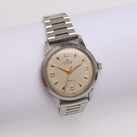 CRONEL 17 RUBIS, wristwatch, retractable, second half of the 20th ...
