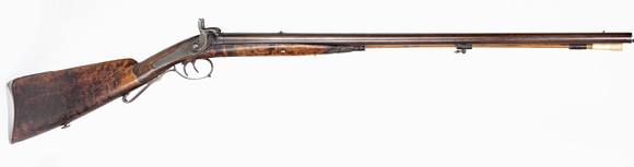 24. BUCKLE RIFLE, double barrel. Weapons & Militaria - Guns & Rifles ...